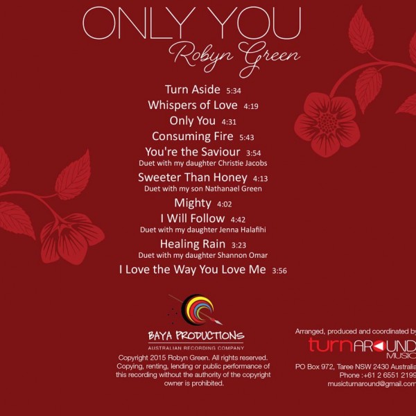 Robyn Green – Only You – CD – Robyn Green